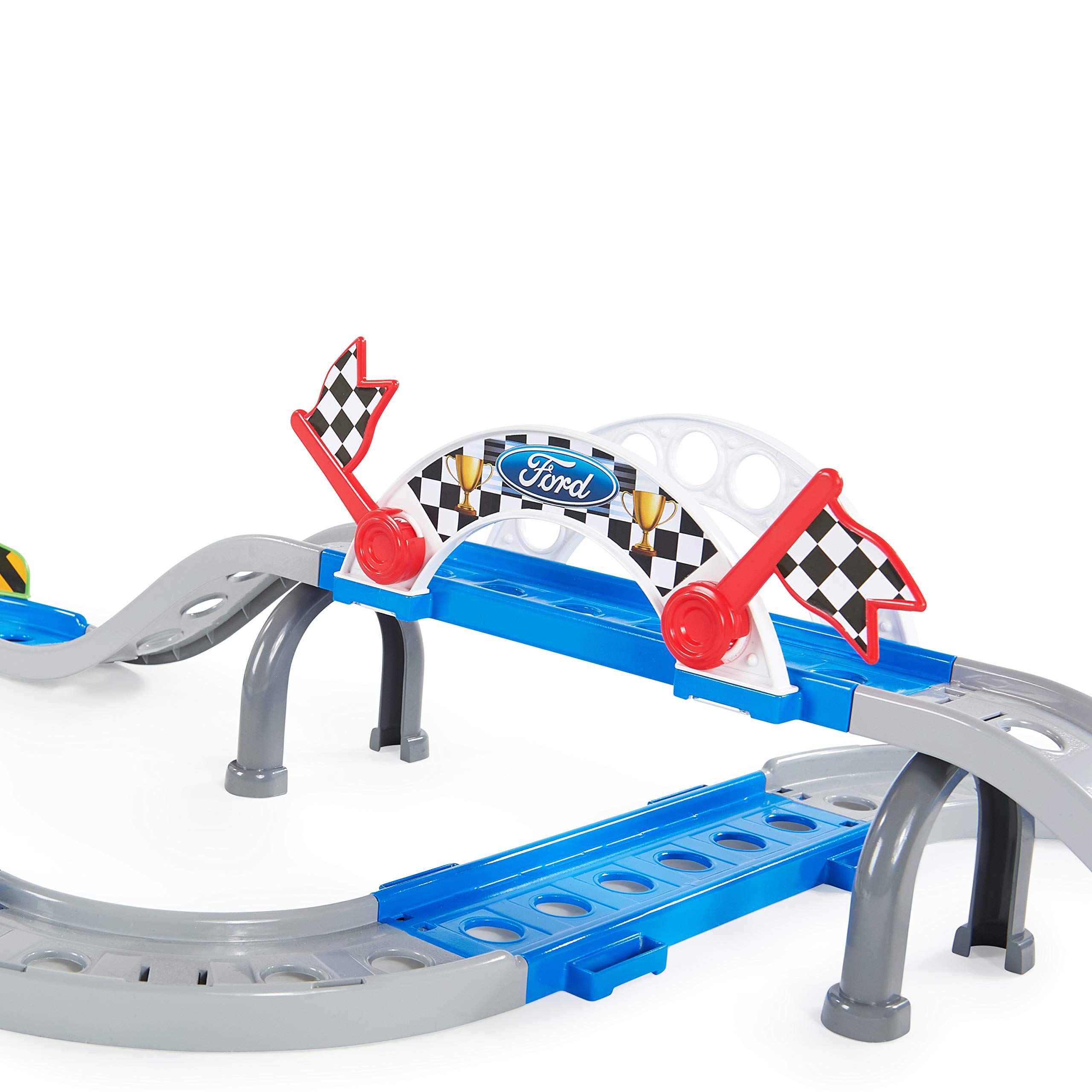 Bright Starts Ford Full Speed Raceway Go Grippers Playset Toddler Toy, 12 Months +