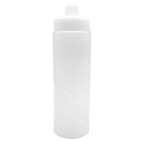 GARASANI 4 Hole Sauce Squeeze Condiment Bottles Dispenser (18oz - 530ml)