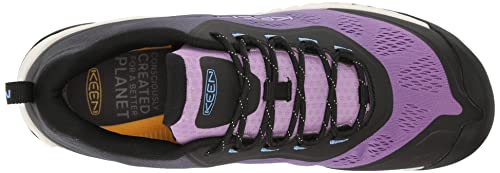 KEEN Women's NXIS Speed Low Height Vented Hiking Shoes, English Lavender/Ombre, 10