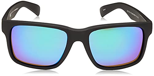Peppers Beachcomber Sunglasses, Rubberized Matte Black, 55 mm US
