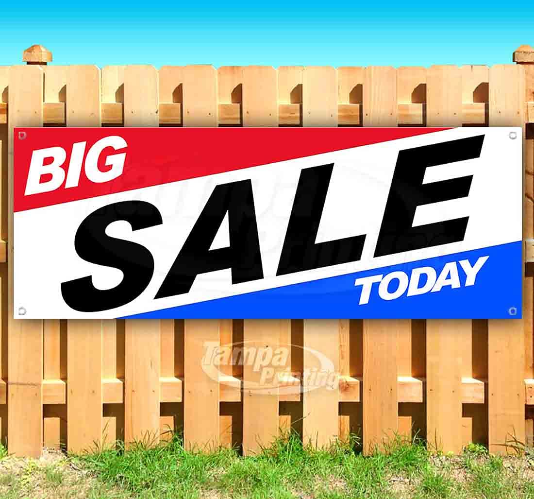 Big Offer Today Banner 13 oz | Non-Fabric | Heavy-Duty Vinyl Single-Sided With Metal Grommets