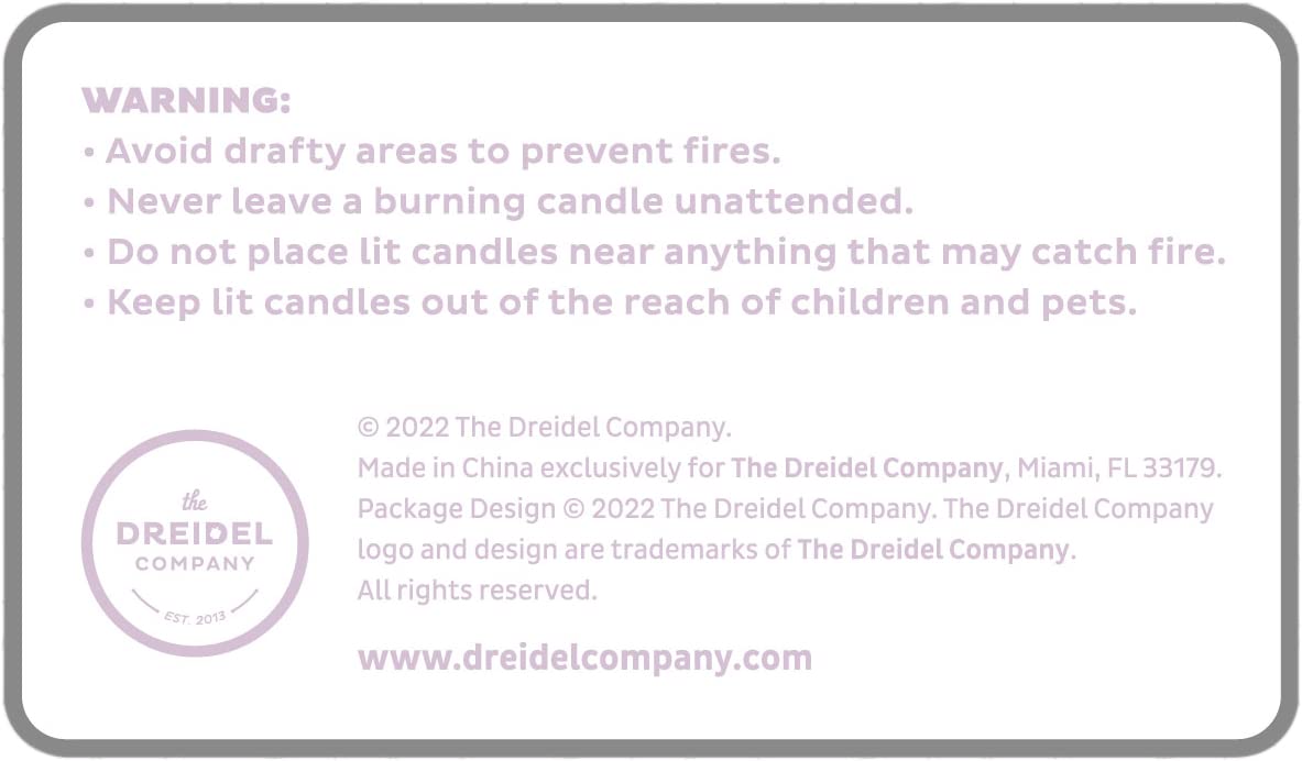 Hanukkah Candles Multicolor Pastel Deluxe Tapered Hanukkah Menorah Candles for All 8 Nights of Chanukah (Single)
