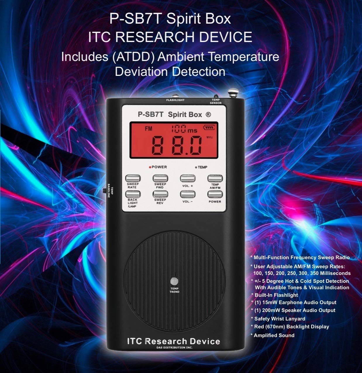 Spirit Box P-SB7 For Ghost Hunting, REV5