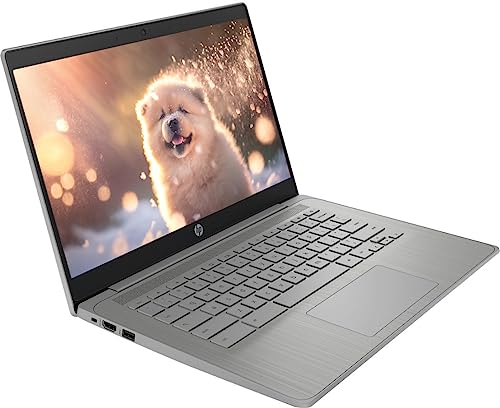 HP Chromebook 14 Inch Laptop for College Students, School, Intel Celeron Processor N4120, 4GB DDR4 RAM, 64GB eMMC, Chrome OS, 720p Webcam, HDMI, Modern Gray, PCM