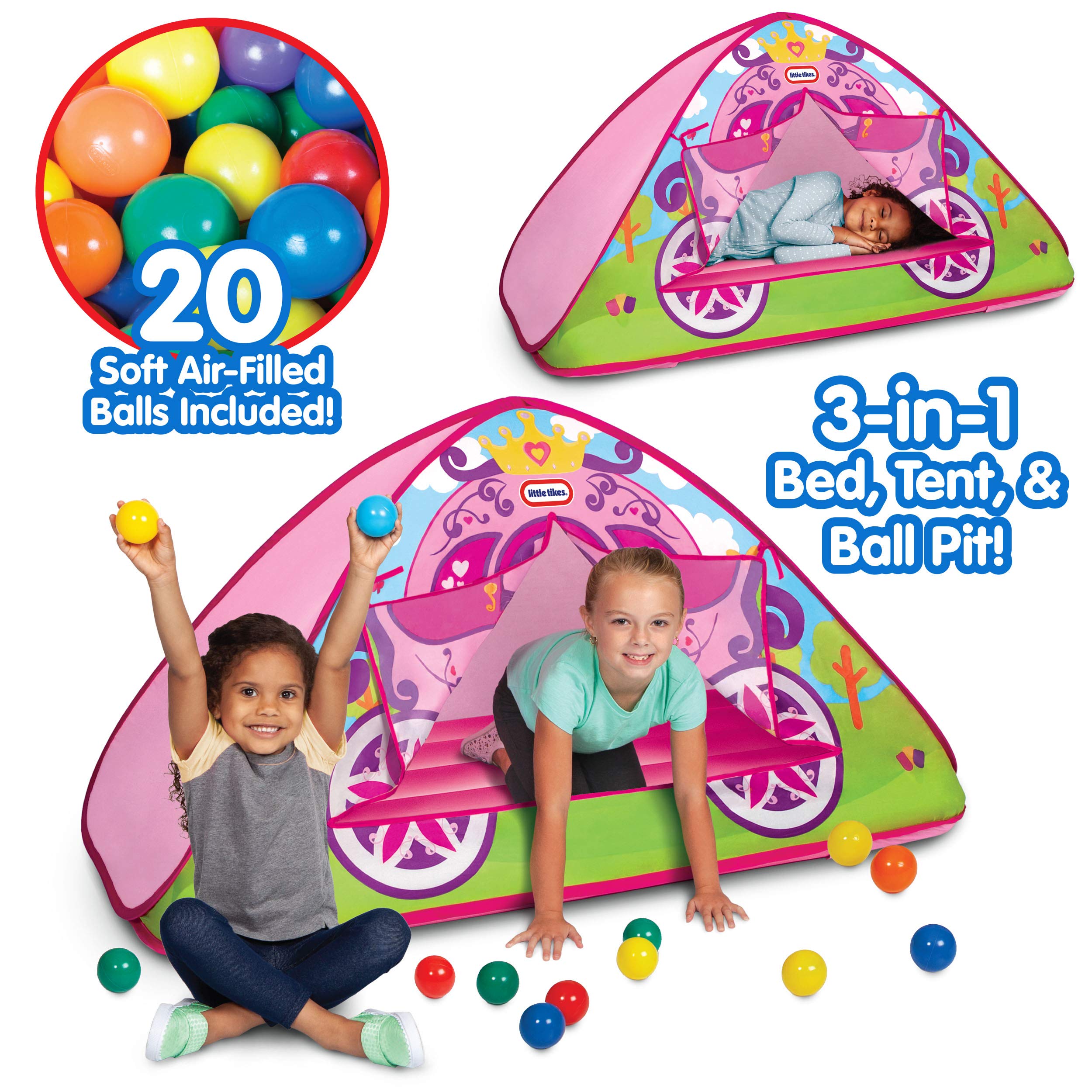 Little Tikes Enchanted Princess Carriage Bed Tent