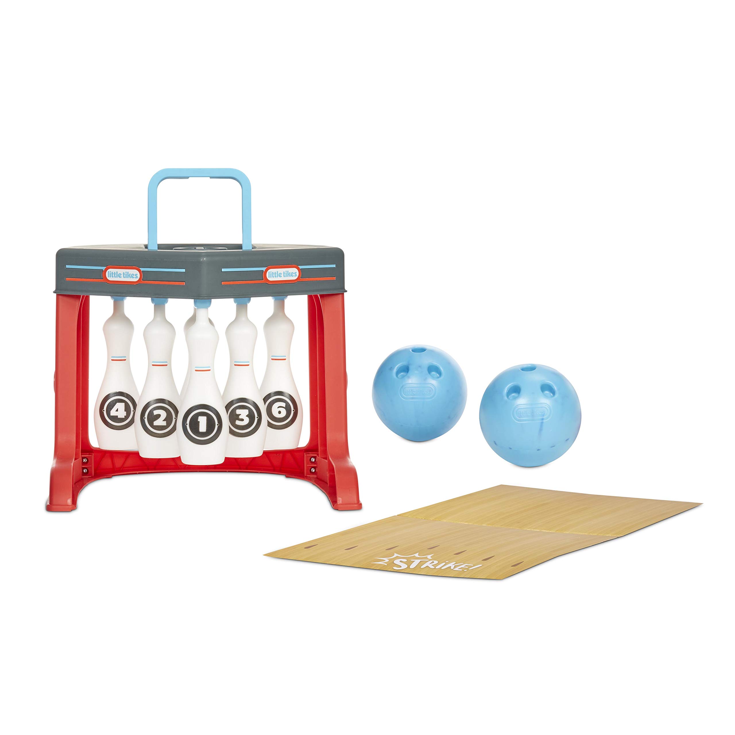 Little Tikes My First Bowling 6 Pin Set with Easy Reset for Kids Ages 2-5 Years Old