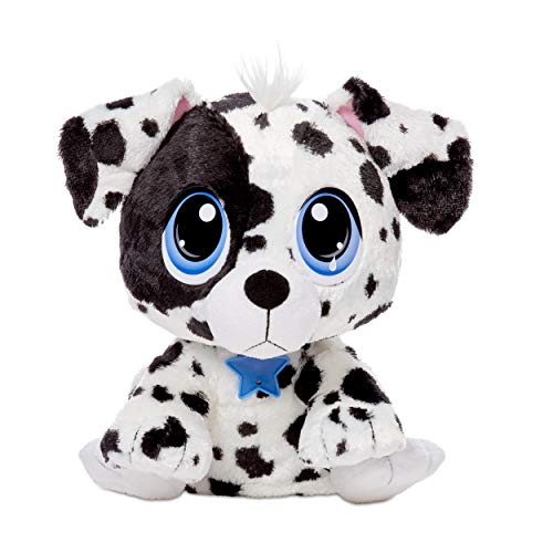 Little Tikes Rescue Tales Adoptable Pets - Dalmatian | Interactive Soft Cuddly Plush Pet Toy with Collar, Tag, Head Nods, Tail Wags, Lifelike Puppy Whines, Pants, and More Sounds | Ages 3+