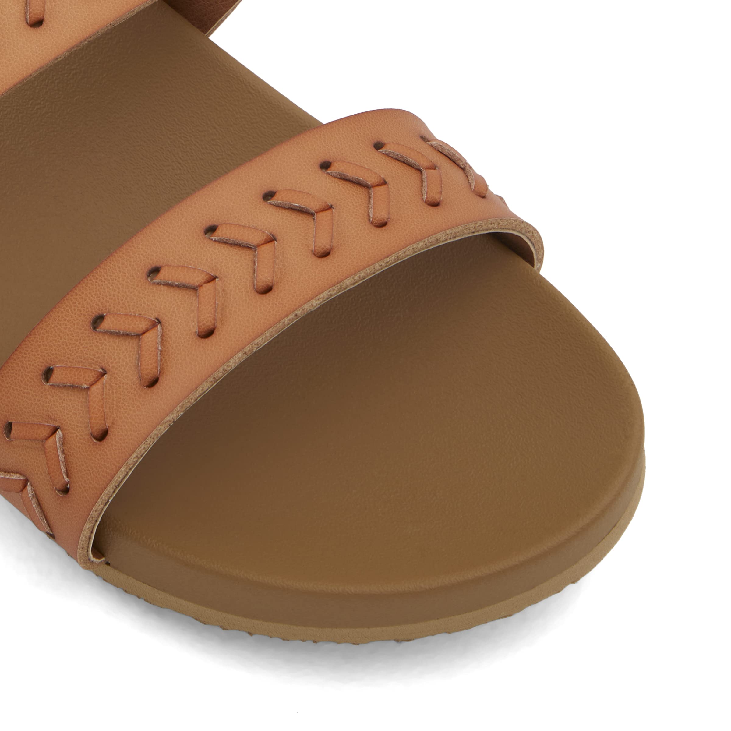 Billabong womens Venice Flat Sandal, Brown, 8 US