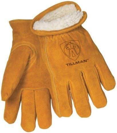 Tillman 1450 Split Cowhide Pile Lined Winter Gloves X-Large, Gold