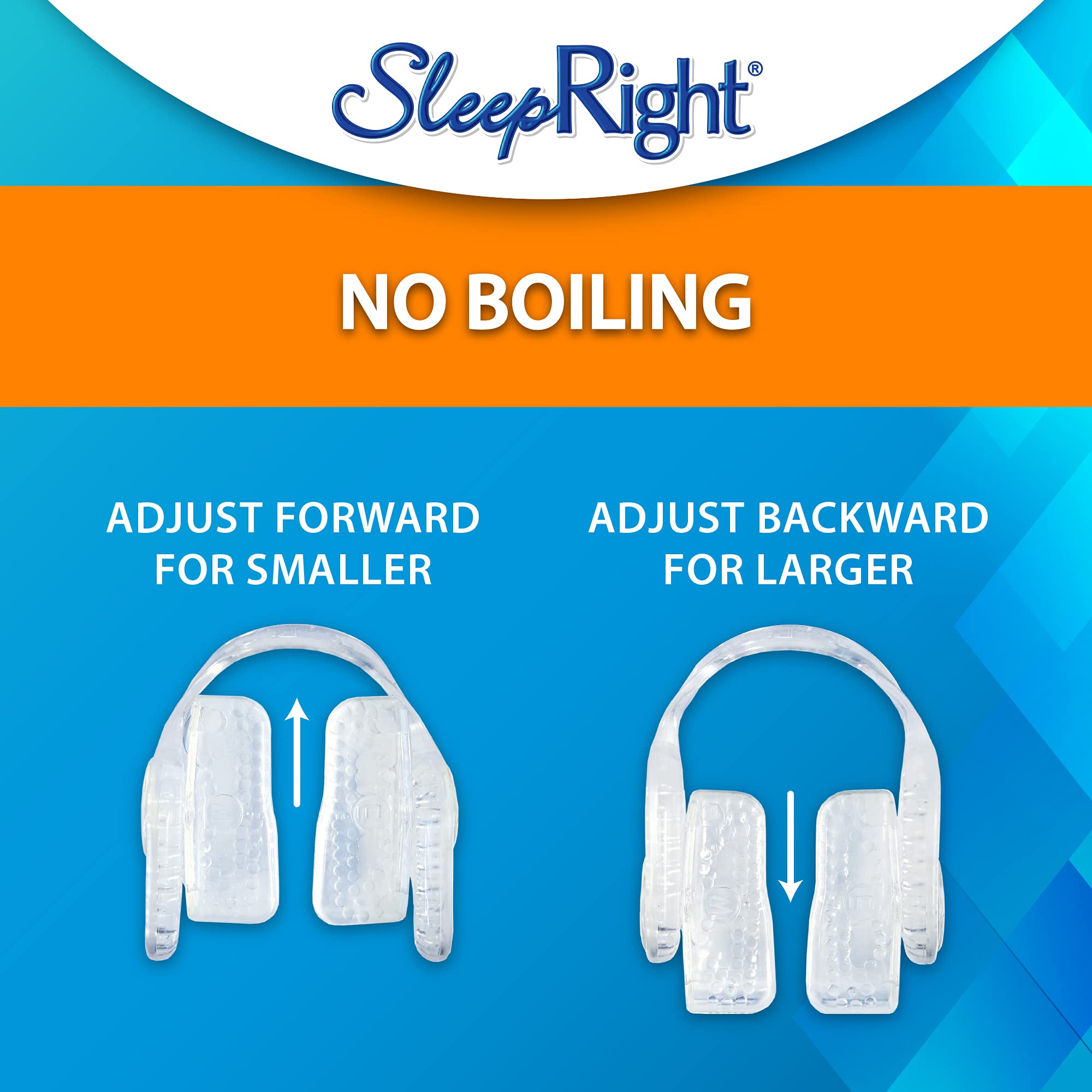 SleepRight Ultra-Comfort Dental Guard Mouth Guard to Prevent Teeth Grinding - No Boil - Extra Strong