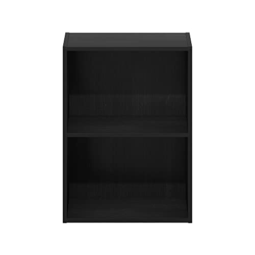 Furinno Luder Bookcase / Book / Storage, Blackwood 2-Tier