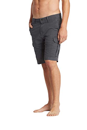 Billabong Men's Classic 21 INCH Outseam Stretch Cargo Walk Short, Asphalt, 33