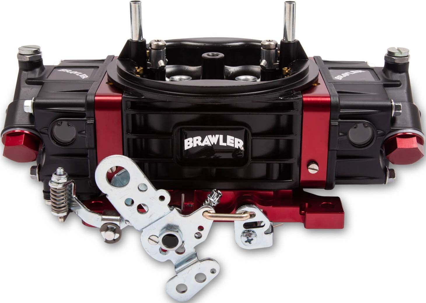 NEW HOLLEY QUICK FUEL 750 CFM BRAWLER RACE CARBURETOR,RED BILLET,BLACK, MECHANICAL SECONDARIES,COMPATIBLE WITH 4150 MODELS