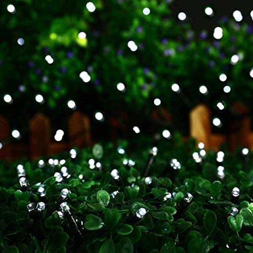 LIUPENGWEI Solar Lights Outdoor, 100LED~500LED Solar Garden Lights, 12M~52M Copper Wire Solar String Lights, Waterproof for Halloween, Christmas, Tree, Garden, Home, Wedding, Party Garden Ghost Light