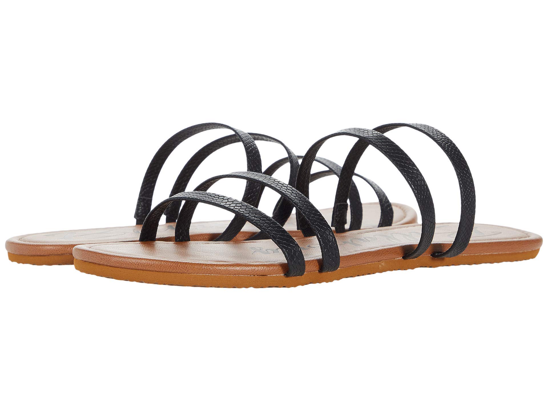 Billabong Women's Paradiso Slide Sandal, Black, 7