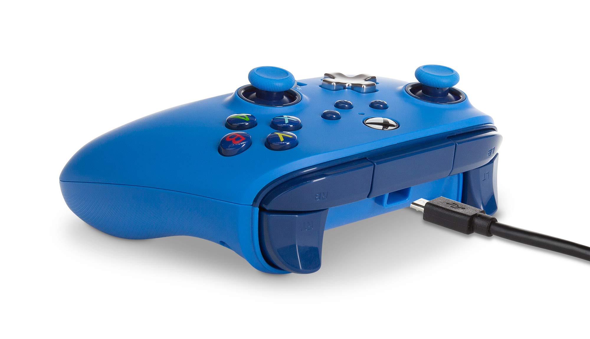 PowerA Enhanced Wired Controller for Xbox Series X|S - Blue, Officially Licensed for Xbox
