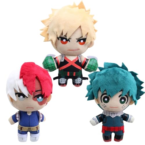 Lixinya Anime Plush 5.9 Inches Classic Figures Stuffed Doll Plush Keychain Gift for Fans