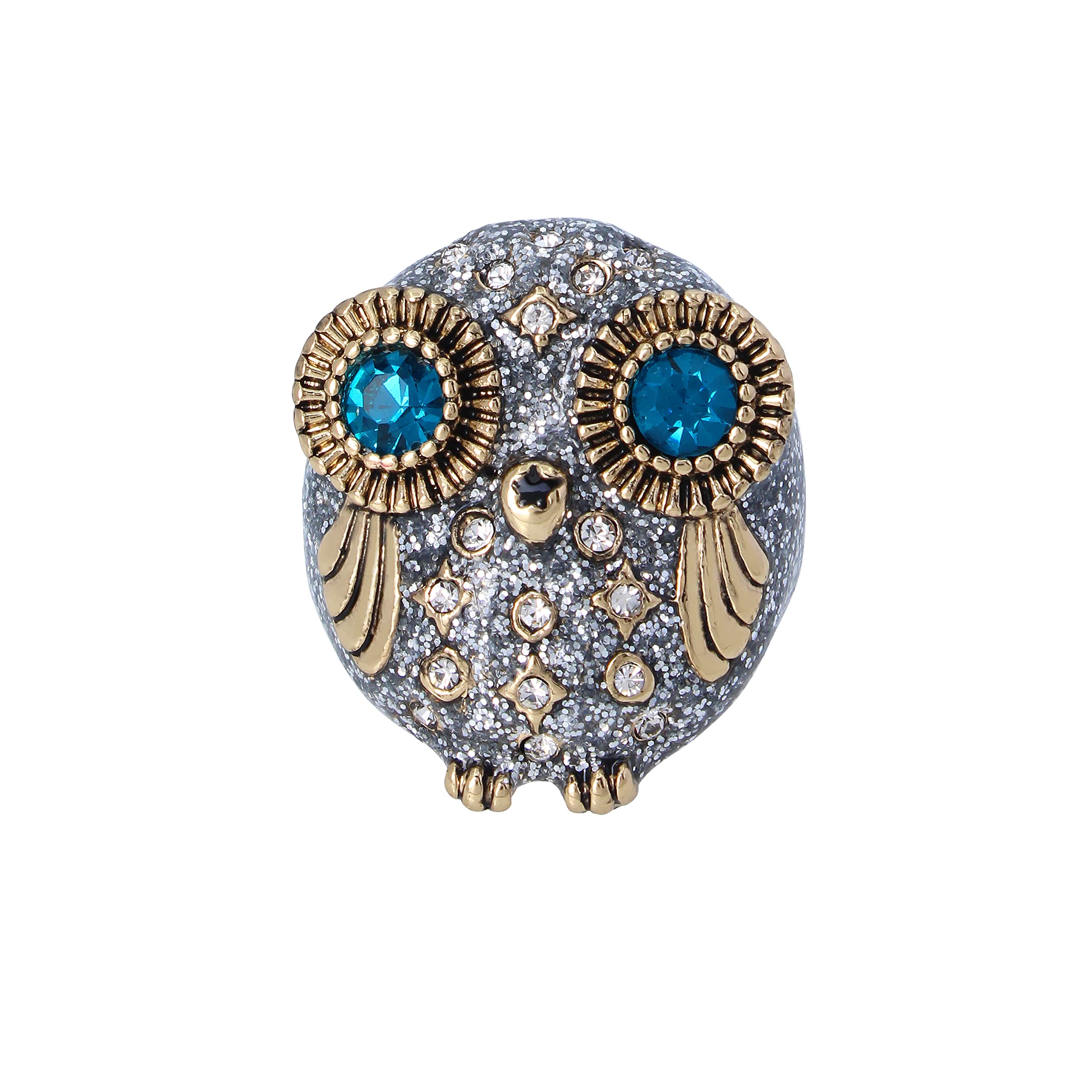 Betsey Johnson Owl Statement Ring