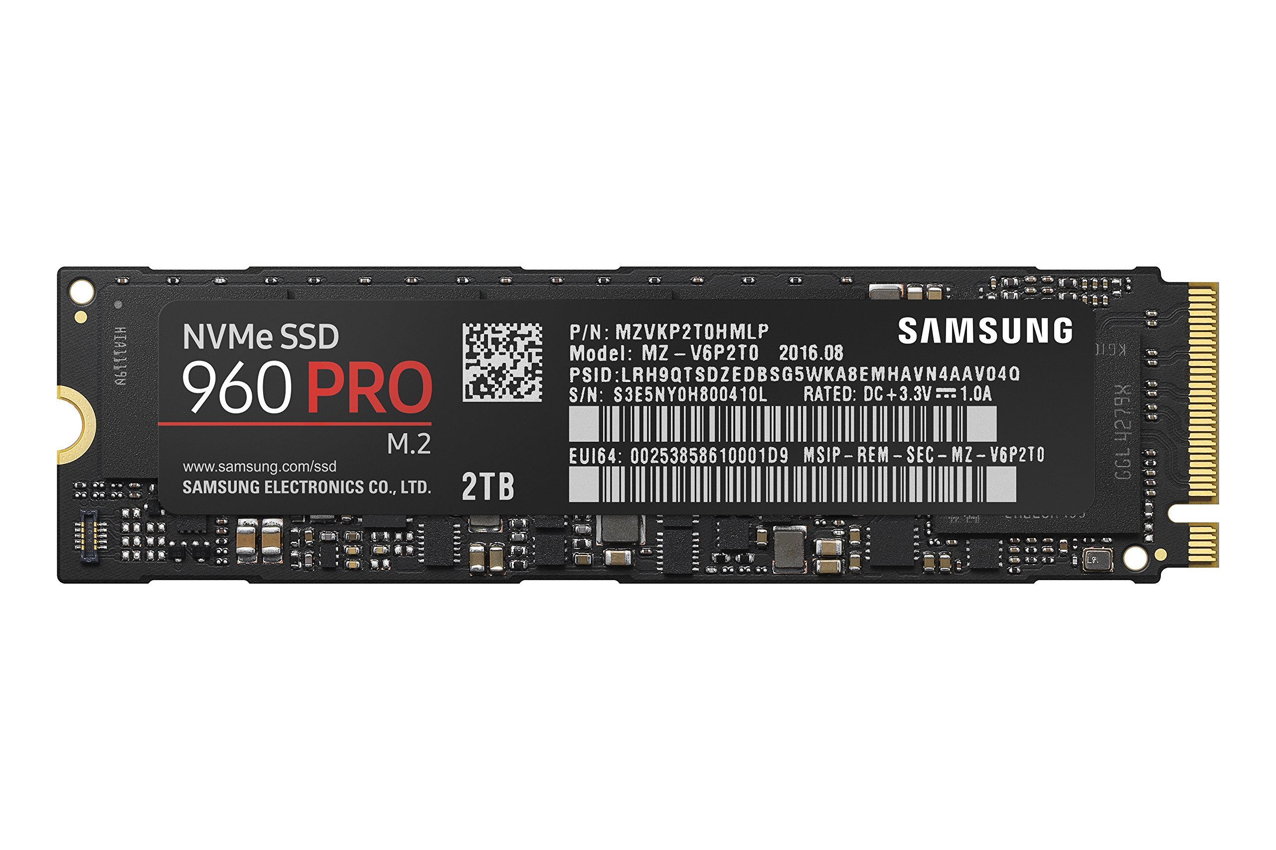 Samsung 960 PRO NVMe M.2 512GB SSD (MZ-V6P512BW)