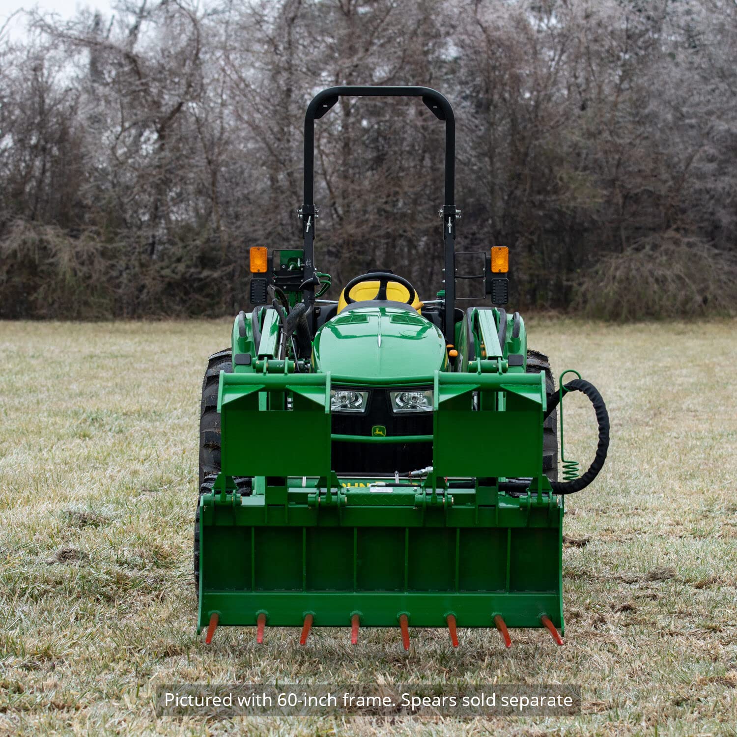 Titan Attachments 72-in Tine Bucket Attachment Fits John Deere Loaders