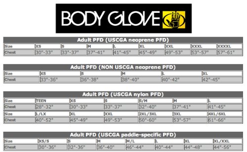 Body Glove Mens Method Life PFD Jacket, Black, XXL/XXXL
