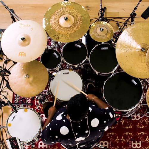 Meinl Cymbals Byzance 19" Dual Crash β Made in Turkey β Hand Hammered B20 Bronze, 2-Year Warranty (B19DUC)