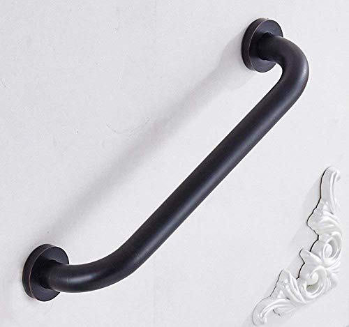 ELLO&ALLO Oil Rubbed Bronze Bathroom Shower Grab Bar, Home Care Bath Handrail (12 Inch)