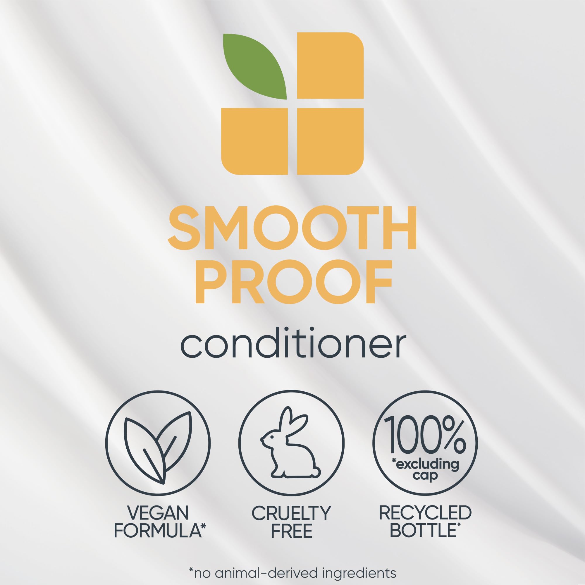 Biolage Smooth Proof Conditioner | Provides Humidity Control & Anti-Frizz Smoothness | For Frizzy Hair | Paraben & Silicone-Free | Vegan​ | 13.5 Fl. Oz