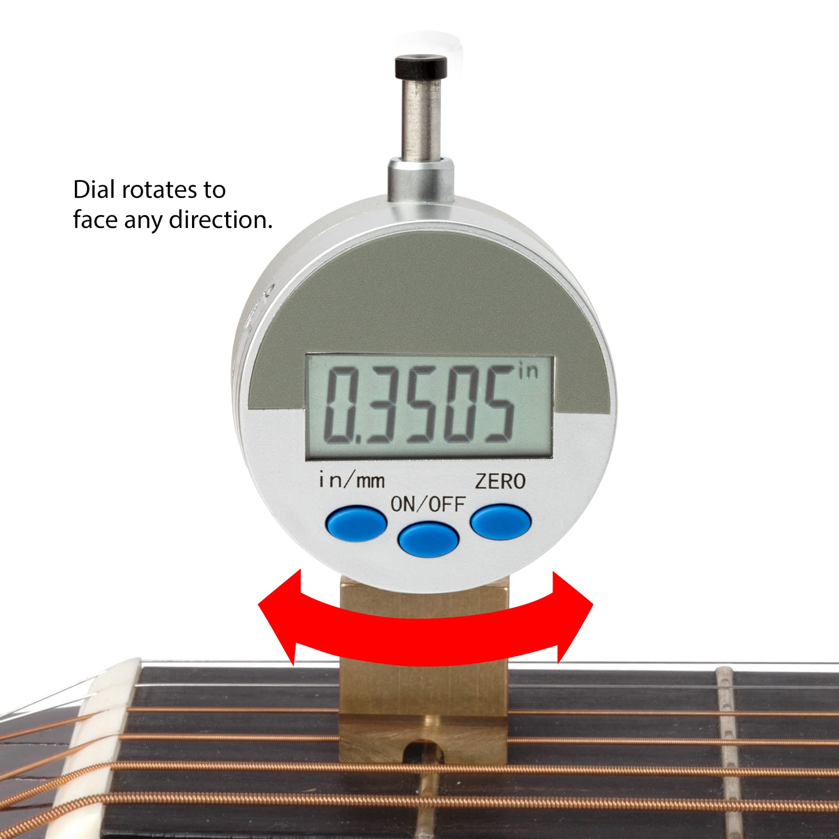 StewMac Digital Nut Slotting Gauge, For Guitar and Most Instruments (12203)