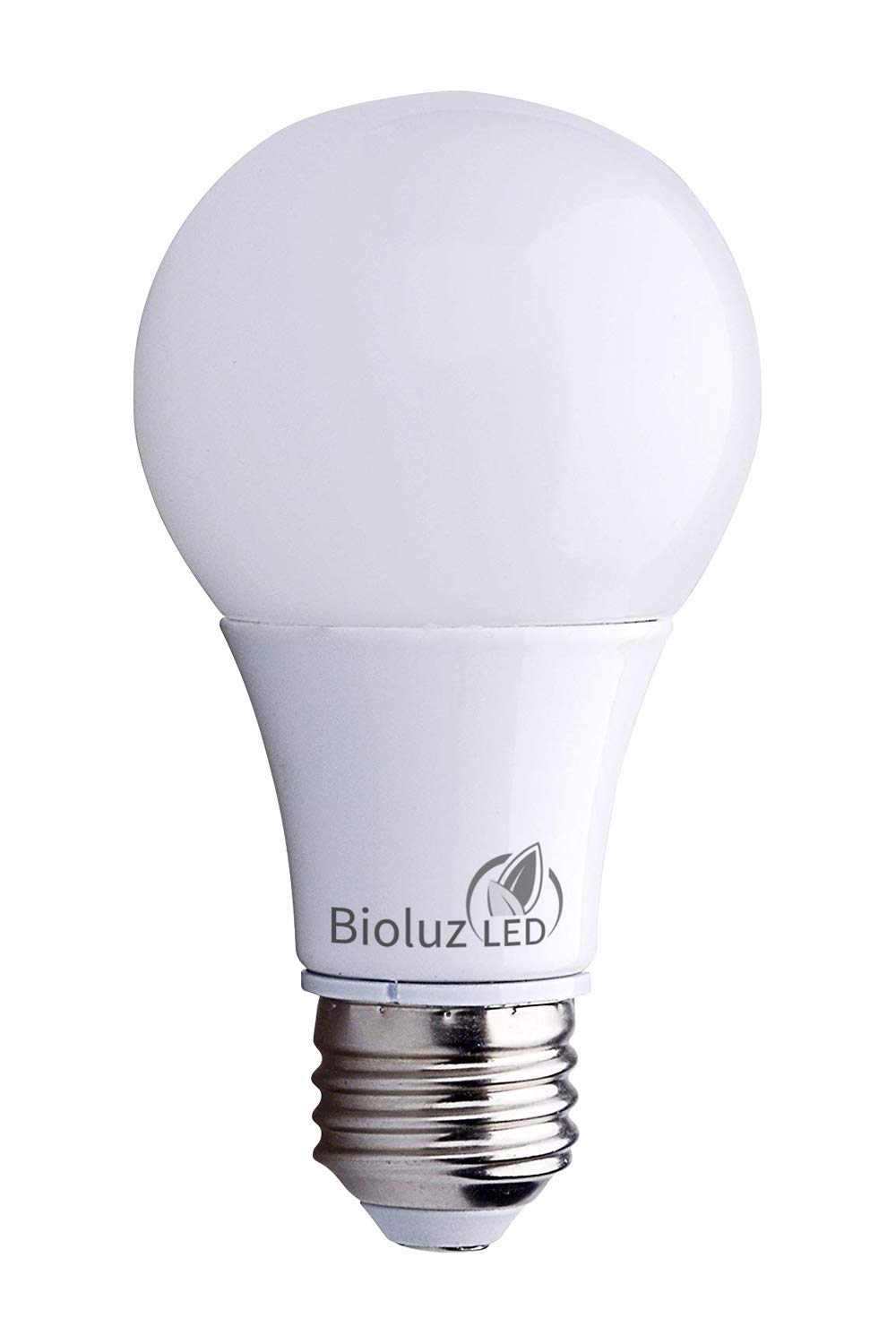 Bioluz LED 60 Watt LED Light Bulbs 4000K Cool White 9 Watts = 60W Non-Dimmable A19 LED Light Bulbs 6 Pack