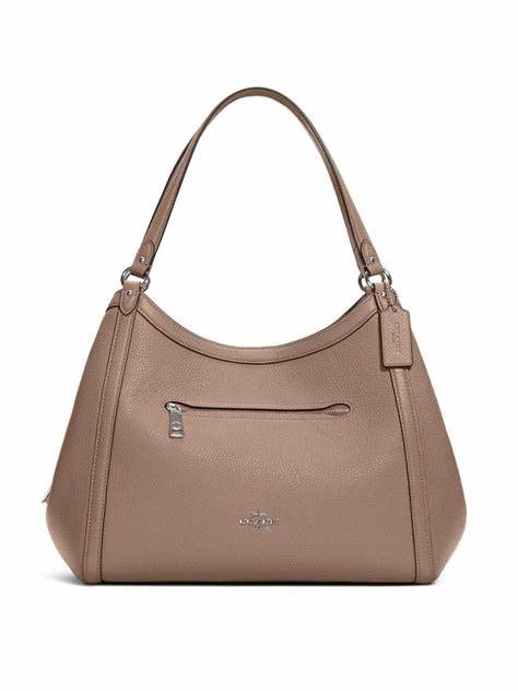 Coach Kristy Leather Shoulder Bag in Taupe