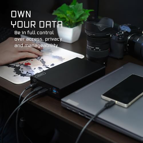 Compatily LV22 20TB USB-C 10Gbps External HDD and HUB β Portable Enterprise Hard Drive for Professional Media Creators and Work from Home Office Professionals