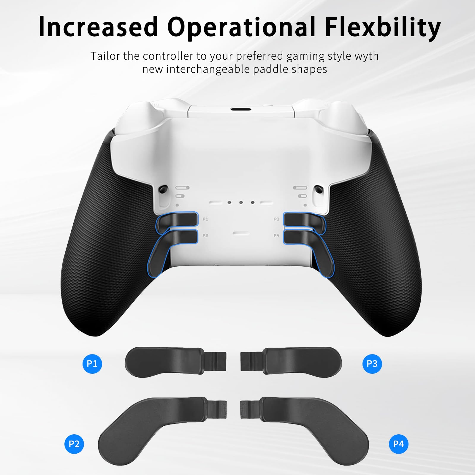 Complete Component Pack with Charging Station for Elite Controller Series 2 Accessories, Includes 4 Controller Paddles, 1 Charging Dock, 4 Thumbsticks, 1 Adjustment Tool and 1 Carrying Case