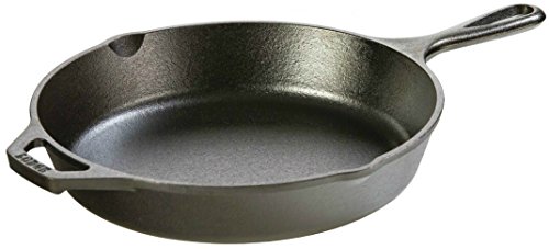 Lodge Seasoned Cast Iron 5 Piece Bundle. 10.5" Griddle, 8" Skillet, 10.25" Skillet, 10.25" Dutch Oven, and 10.25" Lid