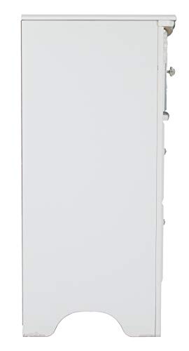 Signature Design by Ashley Exquisite Children's Glam Youth 6 Drawer Dresser, White