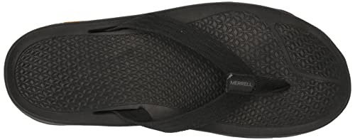 Merrell mens Breakwater Flip Sandal, Black, 10 US