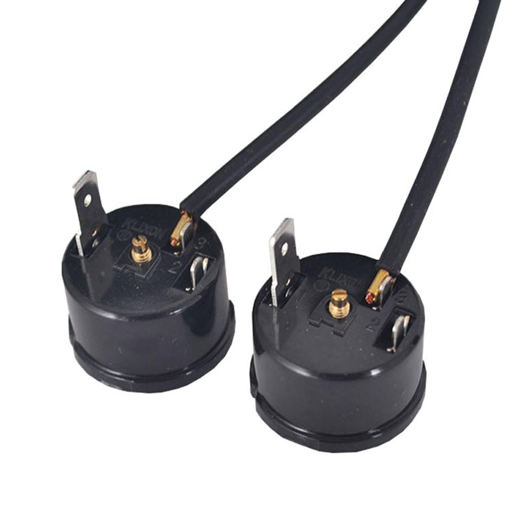 Compressor Protector Refrigerator Thermal Overload Protector,Refrigerator Compressor Overload Thermal Protector 1/2HP 1/3HP 1/4HP 1/5HP 1/6HP PTC Start Relay Protector Freezer Replace Part (1/4HP)