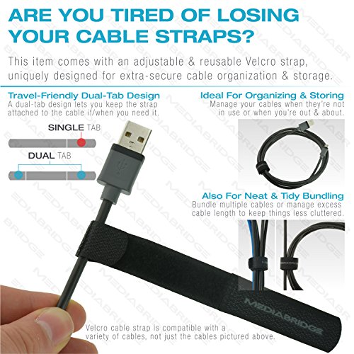 Mediabridge⢠Ethernet Cable (50 Feet) - Supports Cat6 / Cat5e / Cat5 Standards, 550MHz, 10Gbps - RJ45 Computer Networking Cord (Part# 31-399-50X)