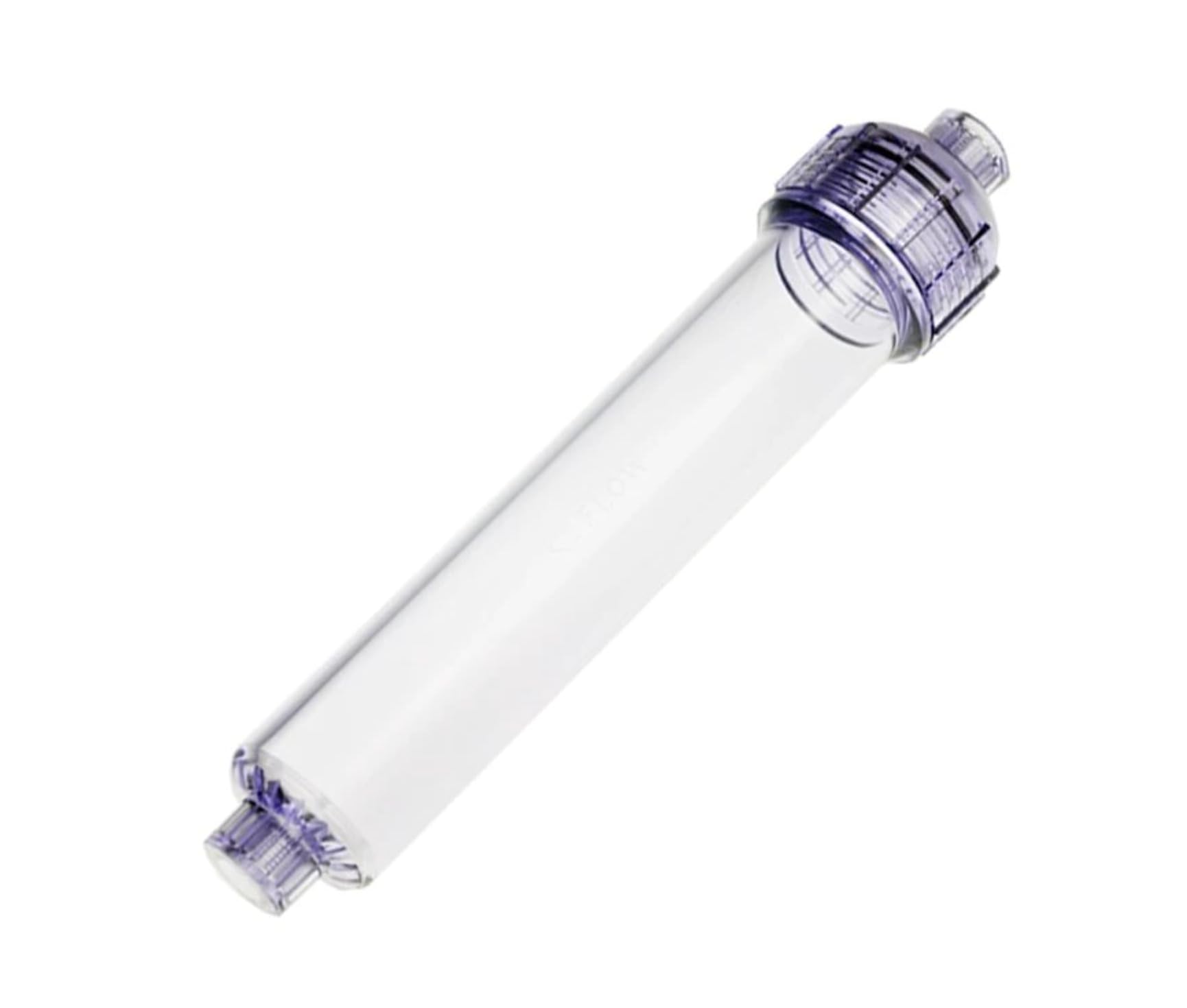 Clear Empty Refillable Inline Water Filter Cartridge 2" x 10" | For DI/Resin/Carbon/Calcite/Alkaline Media