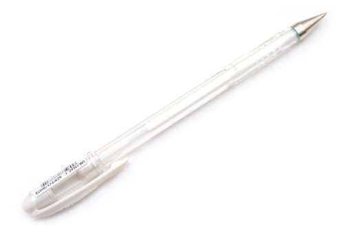 Signo Uni-ball Angelic UM-120AC Gel Ink Pen 0.7 mm, White Ink, 3 Pens per Pack by Uni-ball