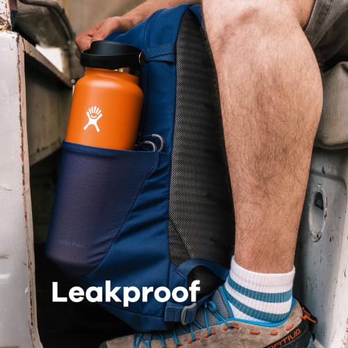 Hydro Flask 20 oz Wide Mouth with Flex Cap Stainless Steel Reusable Water Bottle Lupine - Vacuum Insulated, Dishwasher Safe, BPA-Free, Non-Toxic
