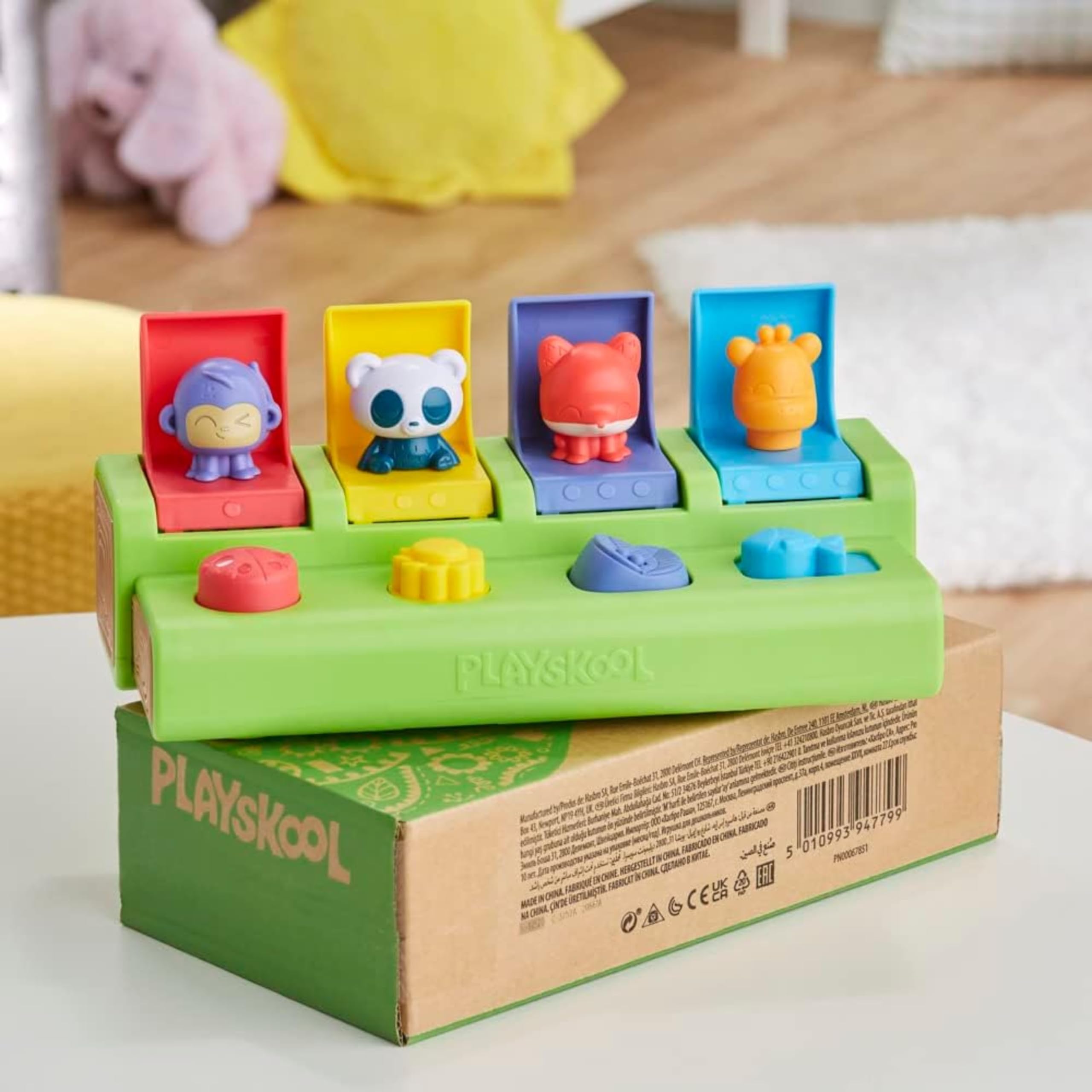 Playskool Busy Poppin’ Pals Pop-up Activity Toy for Babies and Toddlers Ages 9 Months+ (Amazon Exclusive)