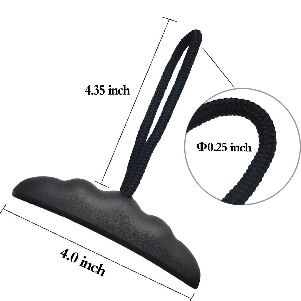 BUBOSPER Kayak Handles, Adjustable Canoe Boat Carry Handle with Longger Rope, 2 Pack