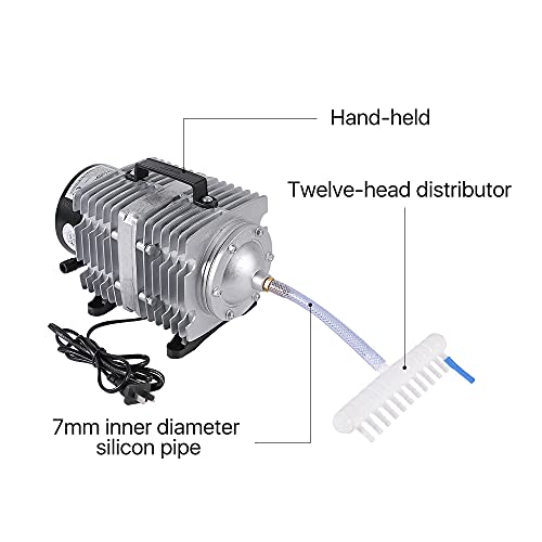 Cloudray 135W Air Compressor Electrical Magnetic Commercial Air Pump 120L/min for CO2 Laser Engraving Cutting Machine ACO-009D(110V 60Hz)