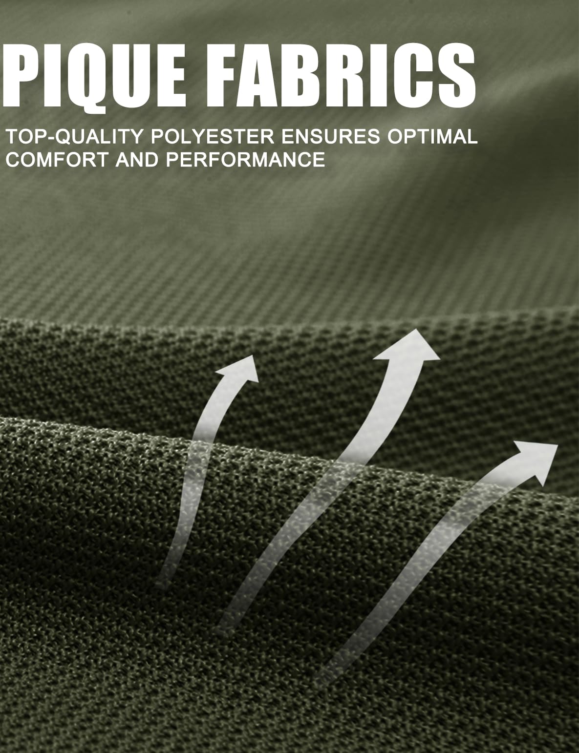 MAGCOMSEN Tactical Polo Shirts for Men Short Sleeve Summer Golf Shirts Casual Polo Shirt for Men Army Green S