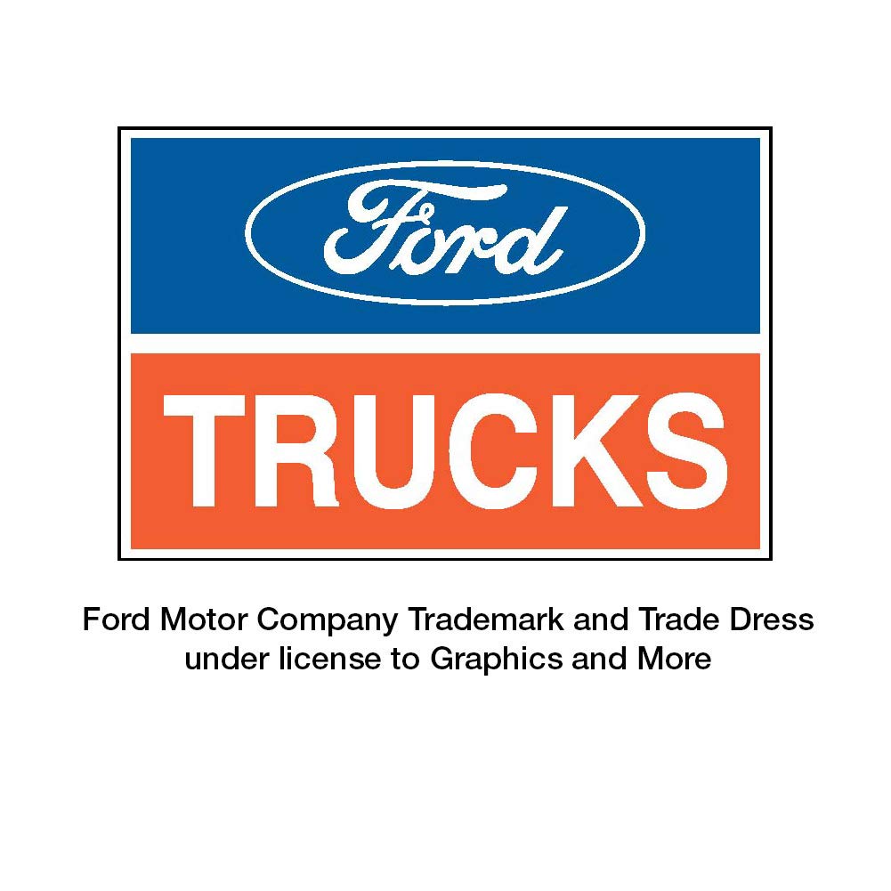 Ford Trucks Pattern Pencil Pen Organizer Zipper Pouch Case