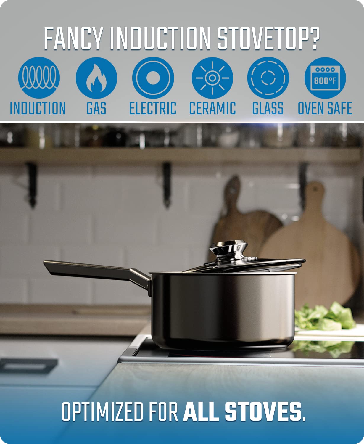 Dalstrong Sauce Pot - 3 Quart - The Oberon Series - 3-Ply Aluminum Core Cookware - Cooking Pot - Stock Pot - Premium Silver Pots and Pans - Dutch Oven Pot with Lid & Pot Protector