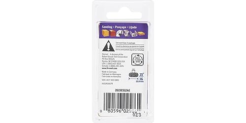 Dremel 512E EZ Lock Fine Grit Finishing Abrasive Buffs, Pack of 2 , Silver