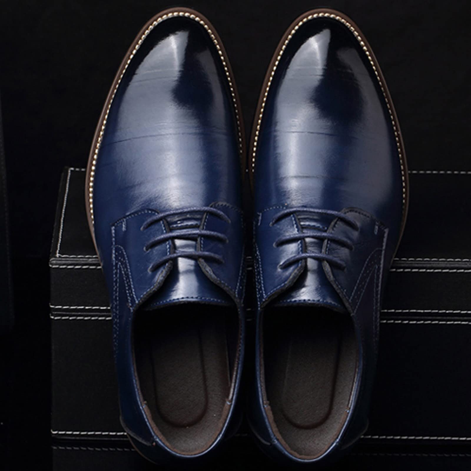 Canvas Sneaker Men Fashion Style Men's Breathable Comfortable Business Hook Loop Leisure Solid Color Leather Shoes Leather Shoes for Men