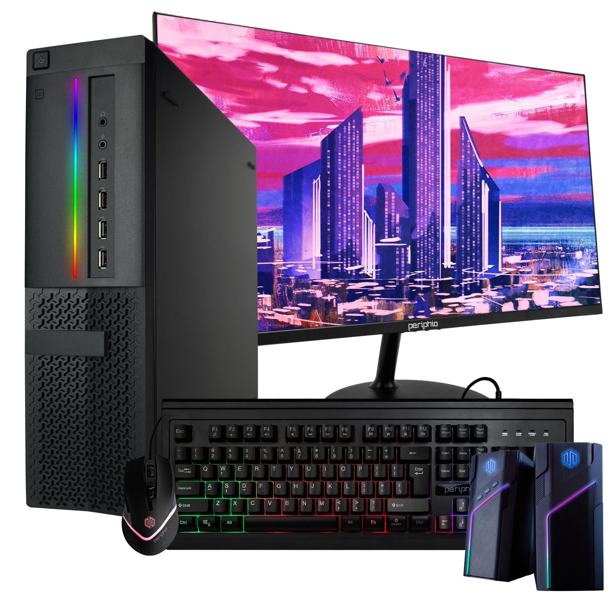 Dell OptiPlex 7010 Small RGB Desktop Computer (SFF) | Intel i5 (3.5GHz Turbo) | 16GB RAM | 500GB SSD Solid State + 1TB HDD| 5G-WiFi + Bluetooth | Win 10 Pro | Ultimate Desktop Kit (Renewed)